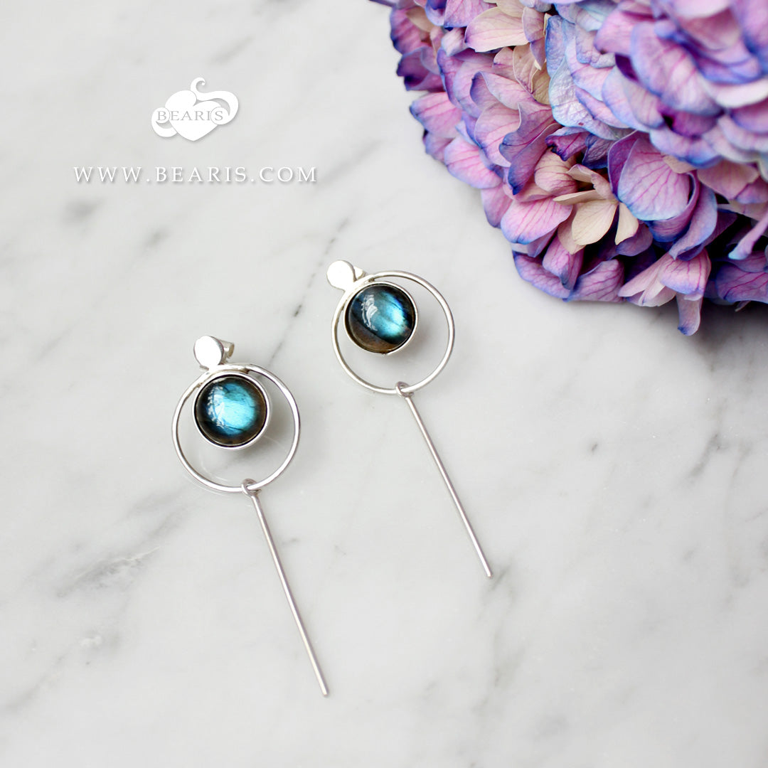 Aretes Labradorita — BEARIS Metals & Stones
